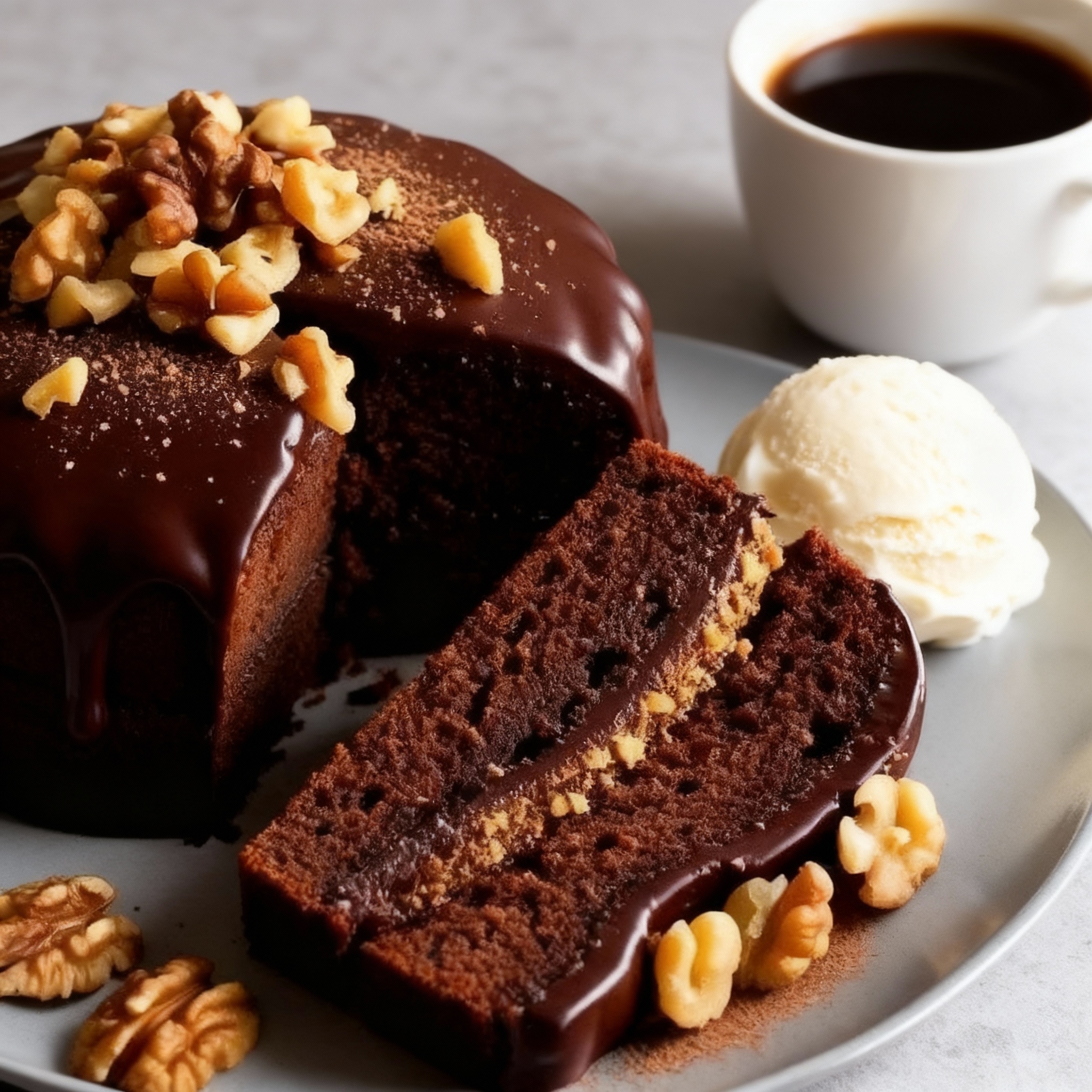 Polish Chocolate & Walnut Cake (Czekoladowo-Orzechowe Ciasto) – flavor ...