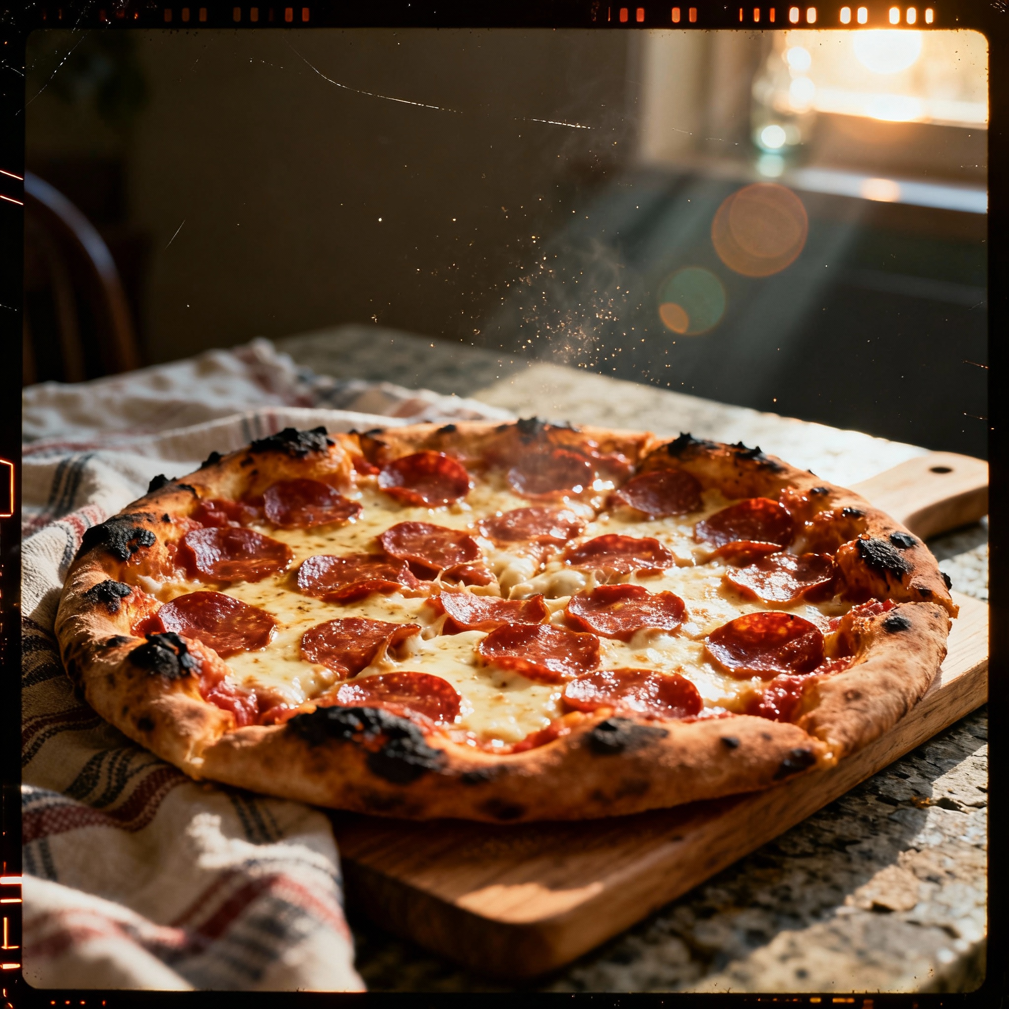 Ultimate Artisan Pepperoni Pizza – Charred, Cheesy – flavor mixture
