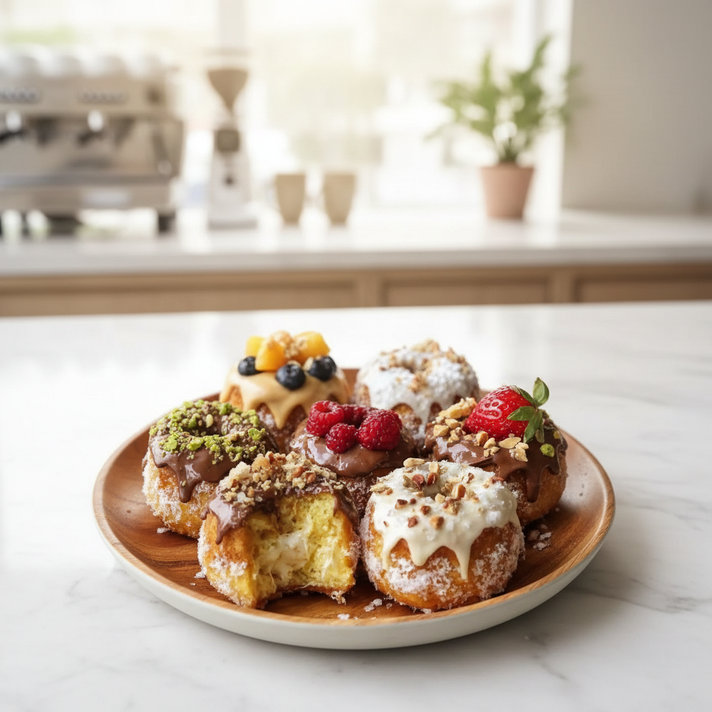 Mochi Donuts – Chewy, Colorful, Instagram Sensation – flavor mixture
