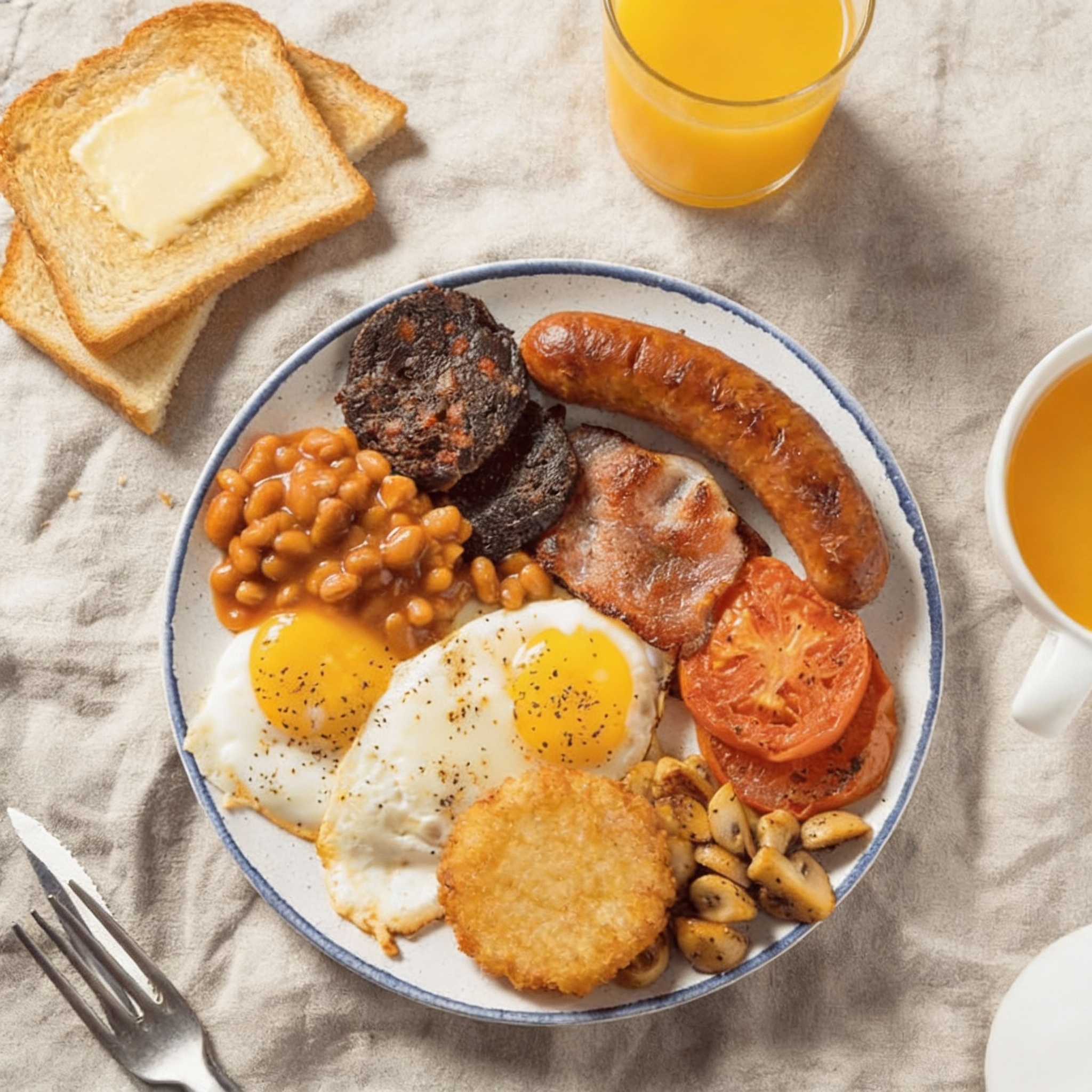 Classic Full English Breakfast: The Ultimate Hearty Morning Feast ...