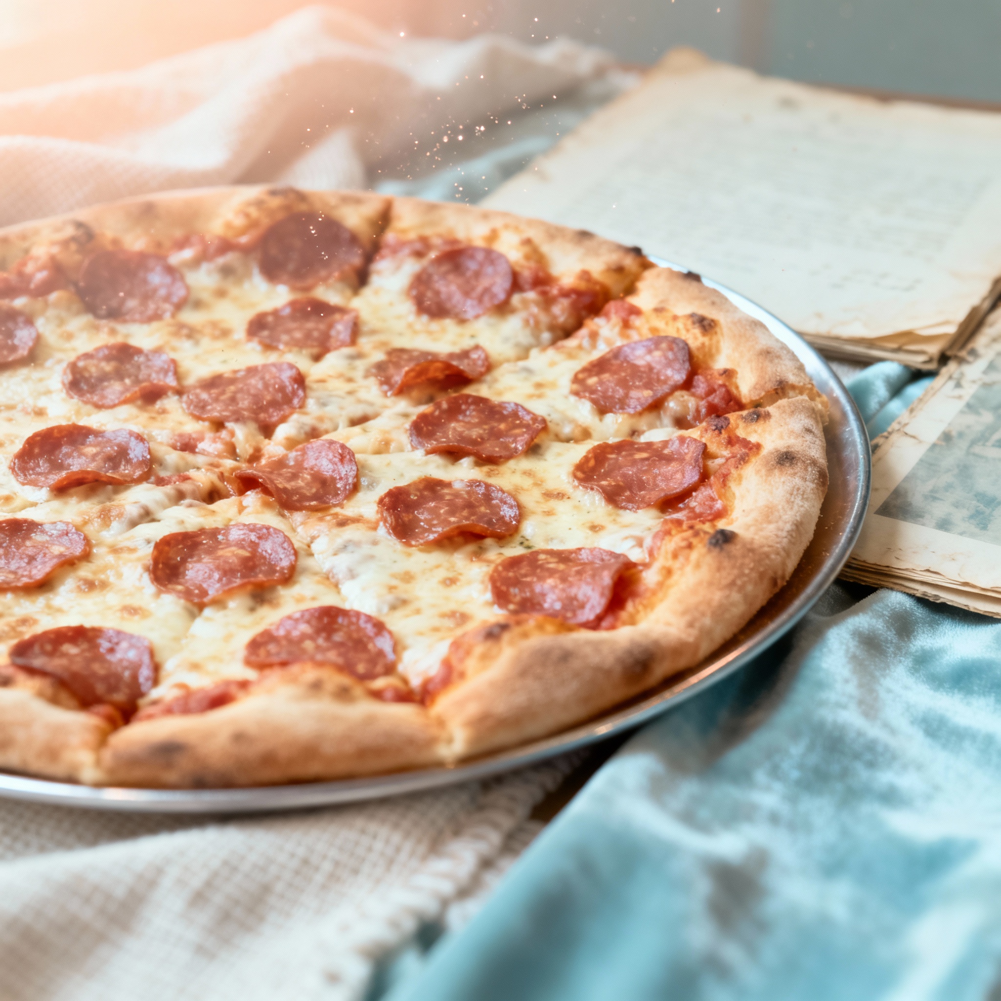 Classic Pepperoni Cheese Pizza – flavor mixture