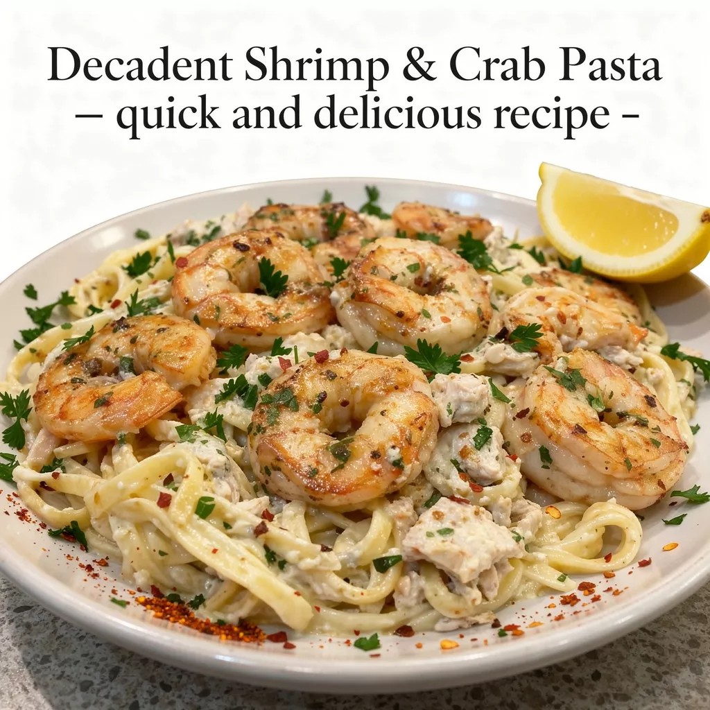Decadent Shrimp & Crab Pasta – flavor mixture